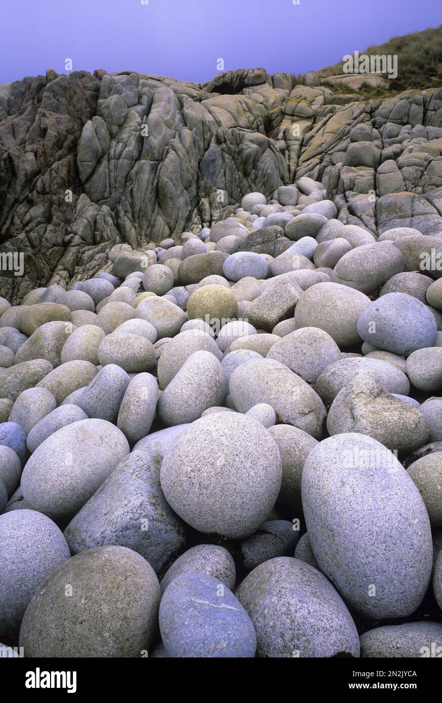 Rounded stones on shore hi-res stock photography and images - Alamy