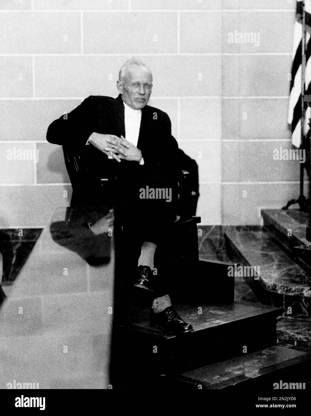 Charles F. Urschel, Oklahoma oil millionaire, is pictured on the ...