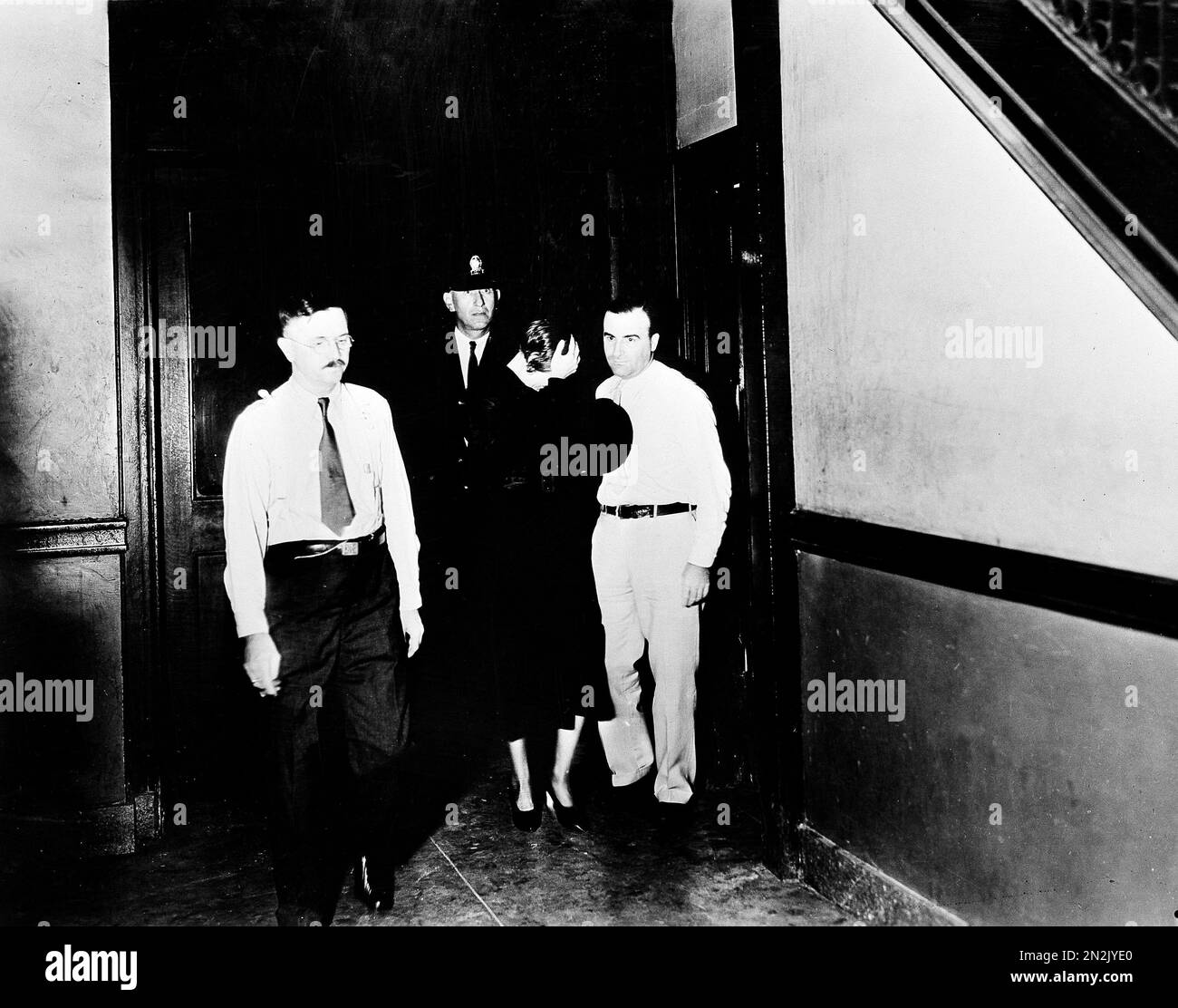 Kathryn Kelly, wife of the widely-sought outlaw Machine Gun Kelly, is ...