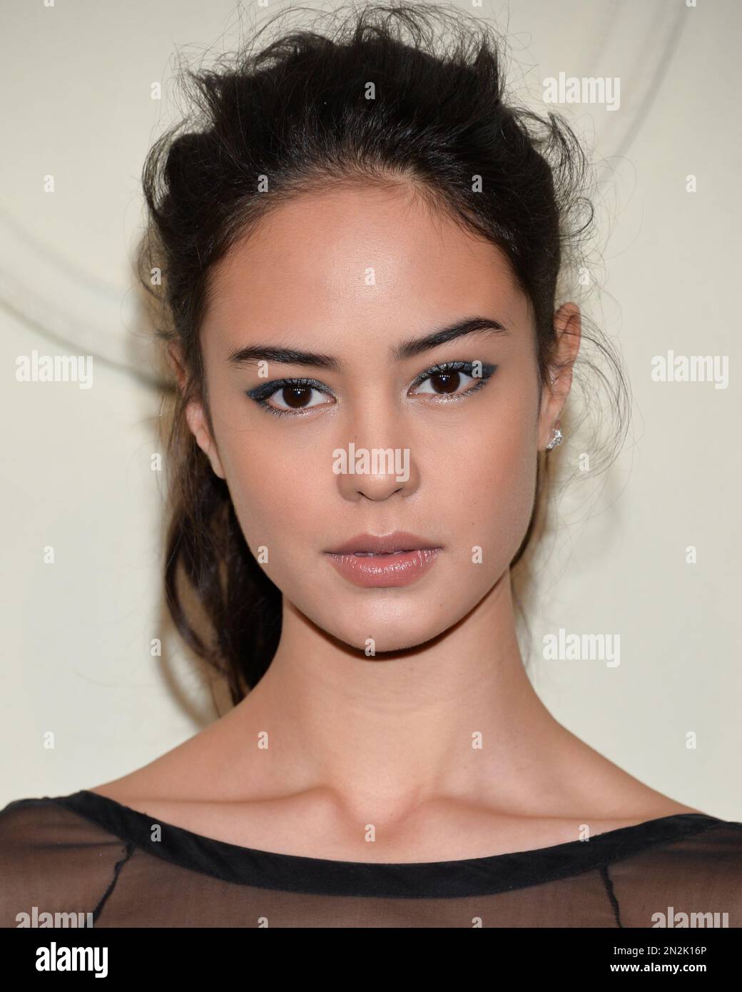 Actress Courtney Eaton arrives at the CHANEL Paris-Salzburg 2014/15 ...