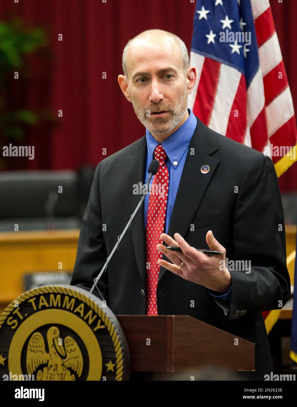 Advocate staff photo by SCOTT THRELKELD -- Dr. Dan Sosin of the federal ...