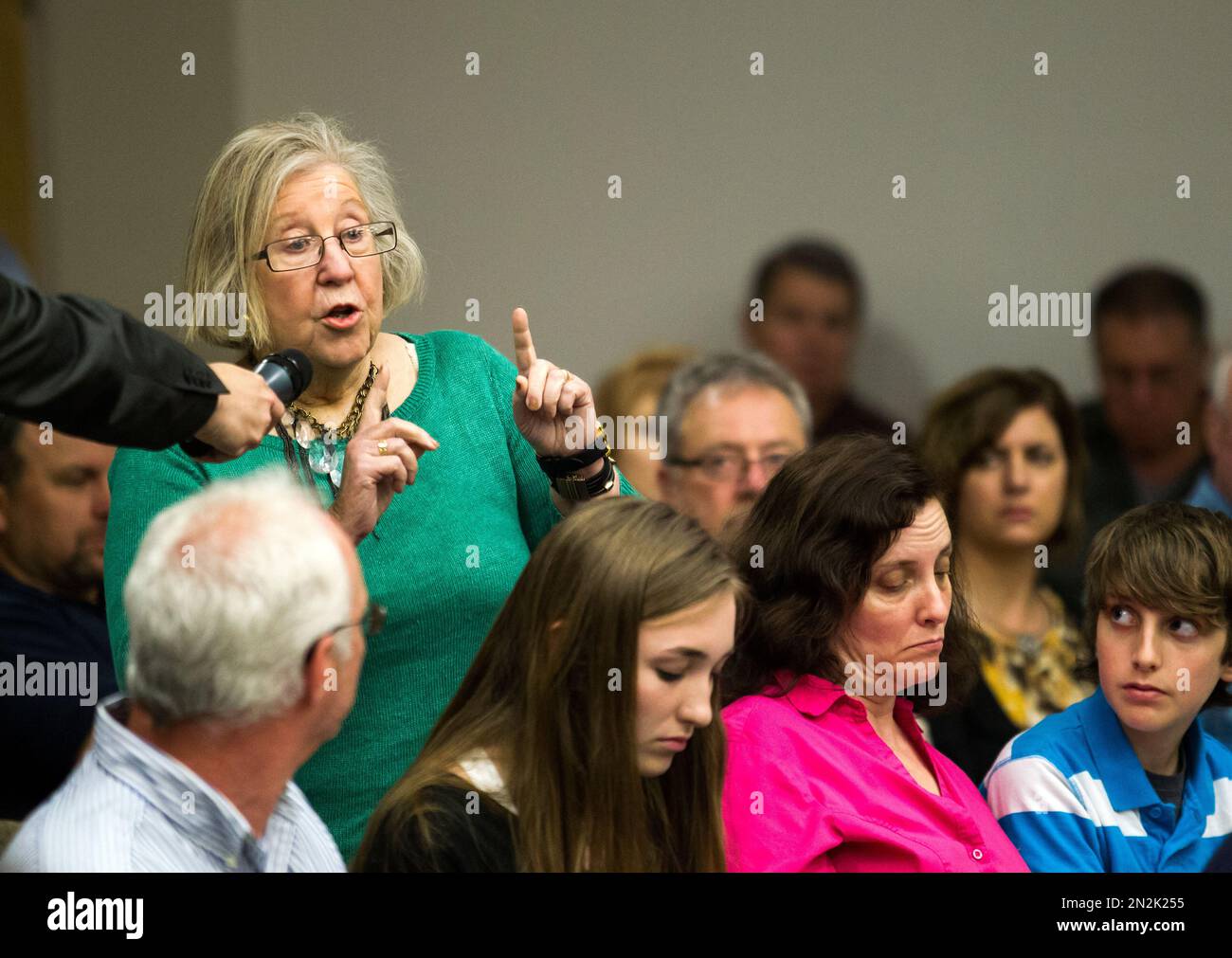 Advocate staff photo by SCOTT THRELKELD -- Joyette Musselman, a ...