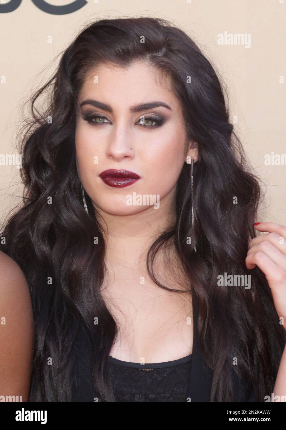 Lauren Jauregui, of Fifth Harmony, arrives at the iHeartRadio Music ...