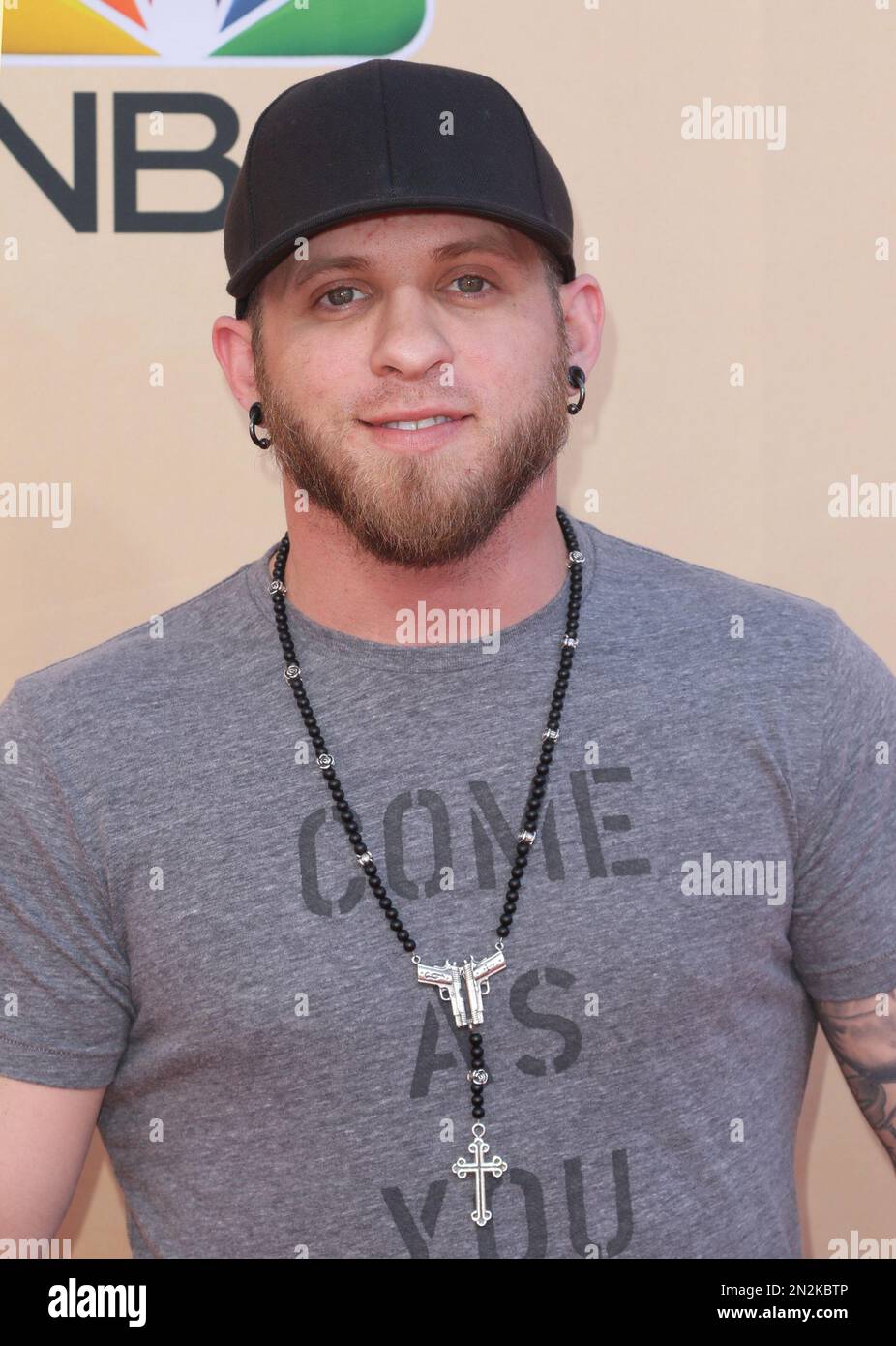 Brantley Gilbert arrives at the iHeartRadio Music Awards at The Shrine ...