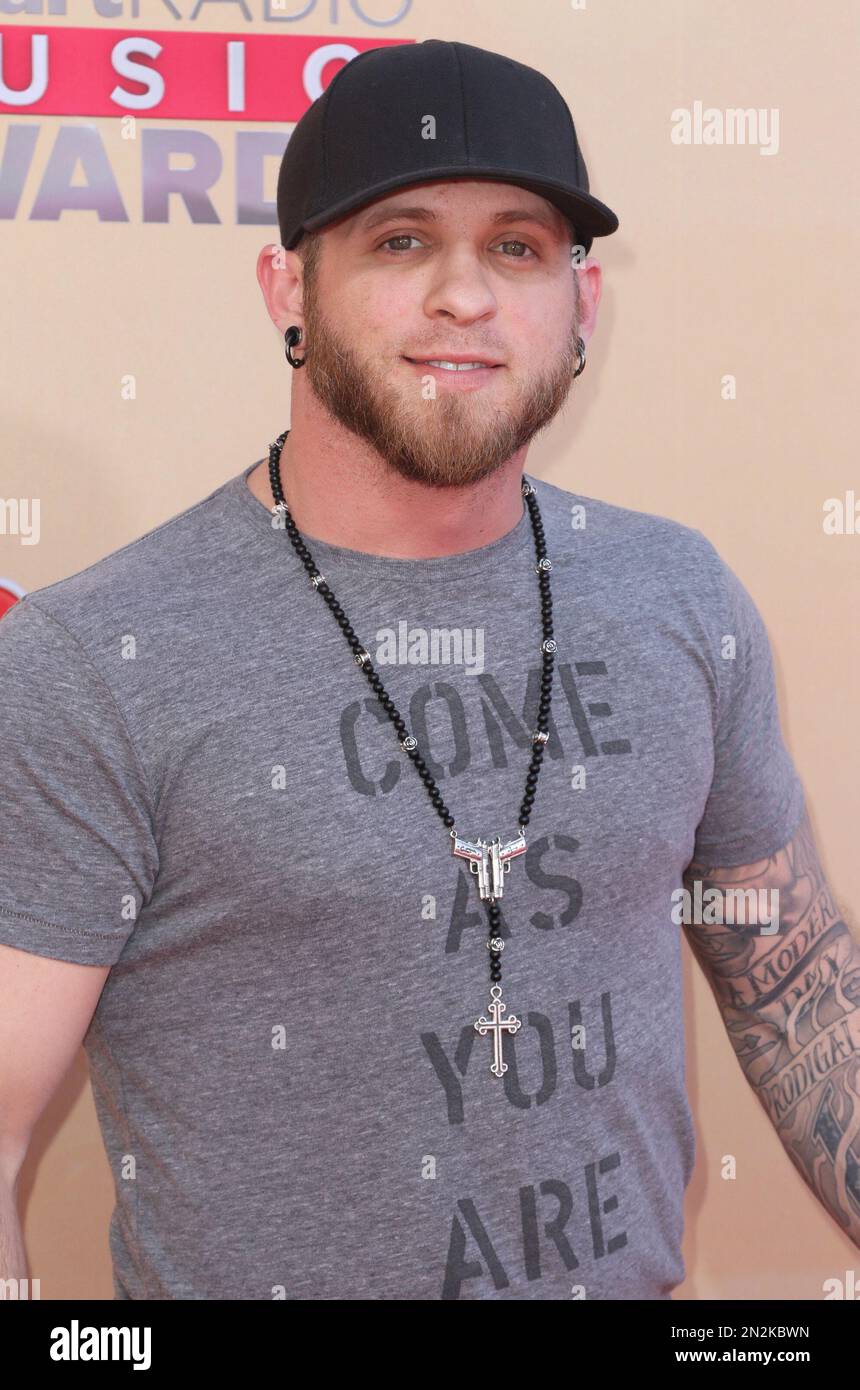 Brantley Gilbert arrives at the iHeartRadio Music Awards at The Shrine ...