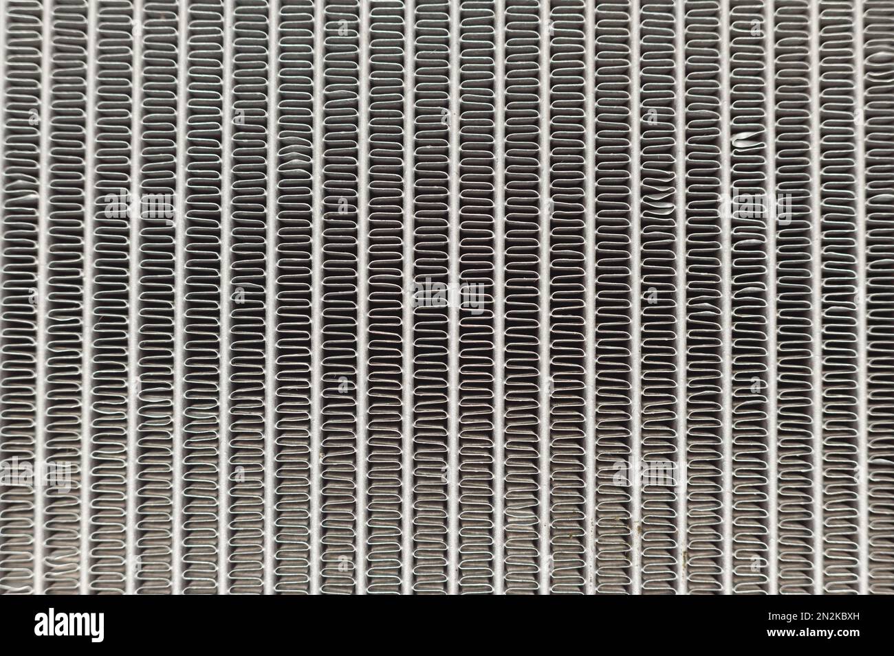 Texture of Car aluminum Heat Exchanger. Air Heater radiator for high ...