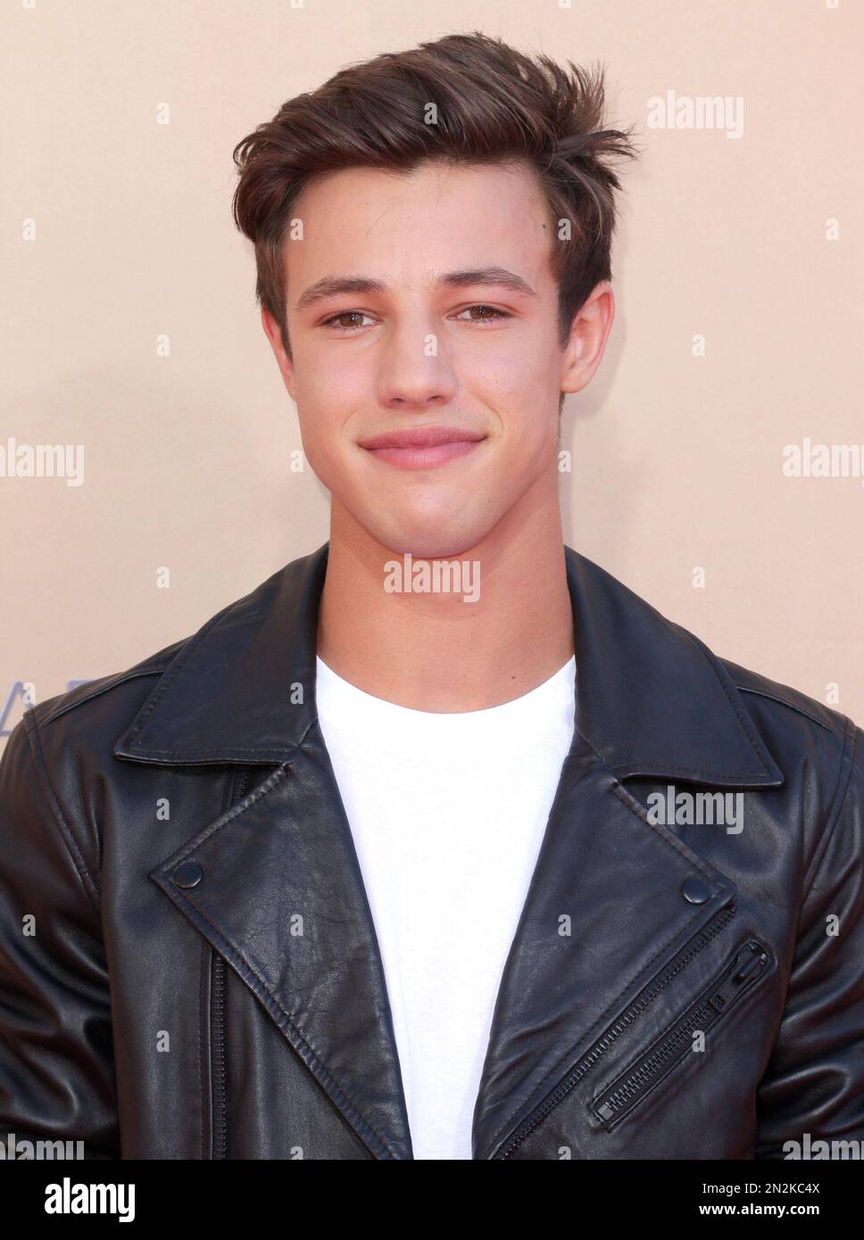Cameron Dallas arrives at the iHeartRadio Music Awards at The Shrine ...