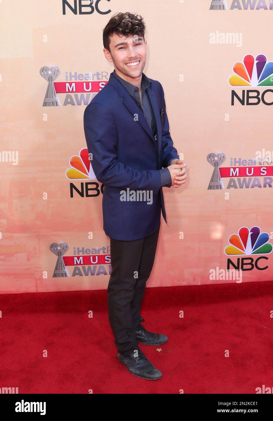 Max arrives at the iHeartRadio Music Awards at The Shrine Auditorium on ...