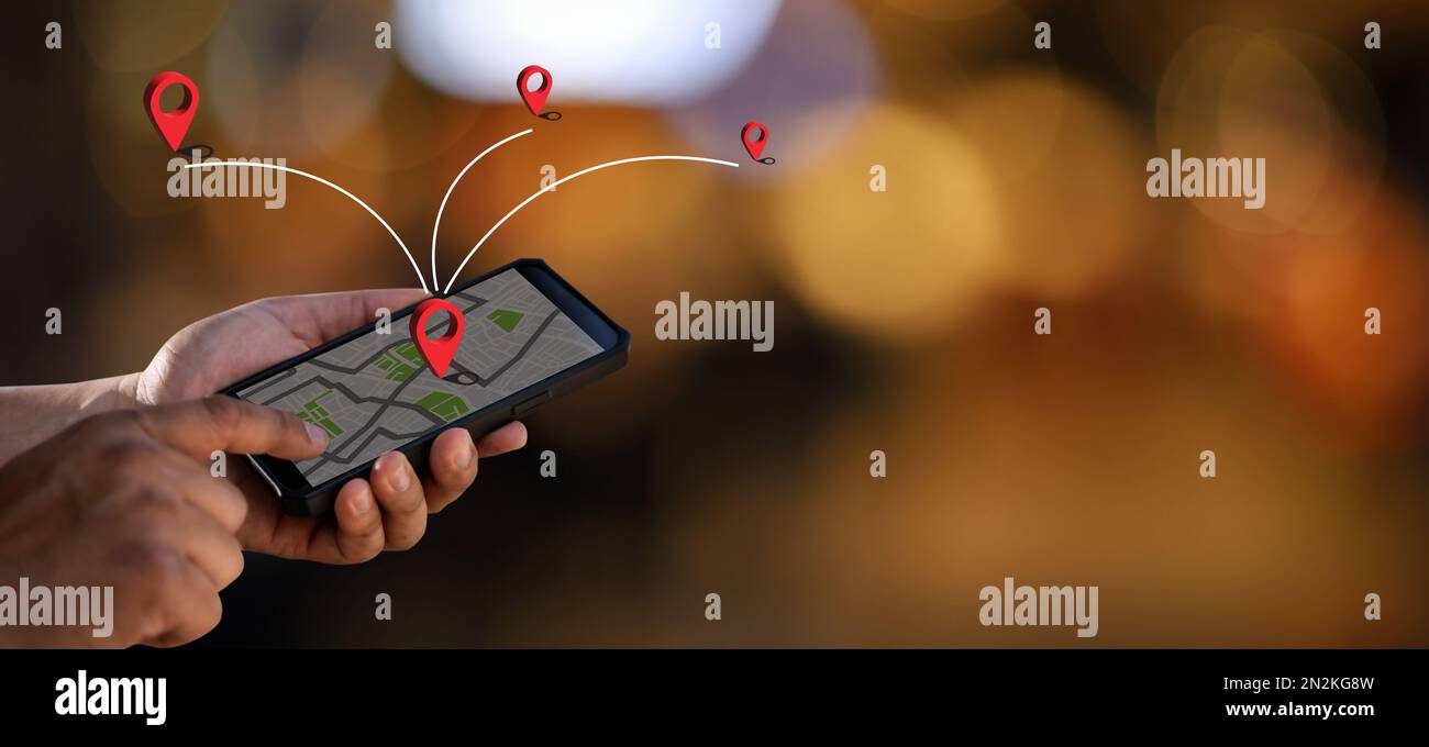 GPS route destination Maps require the use of GPS online mapping in the ...