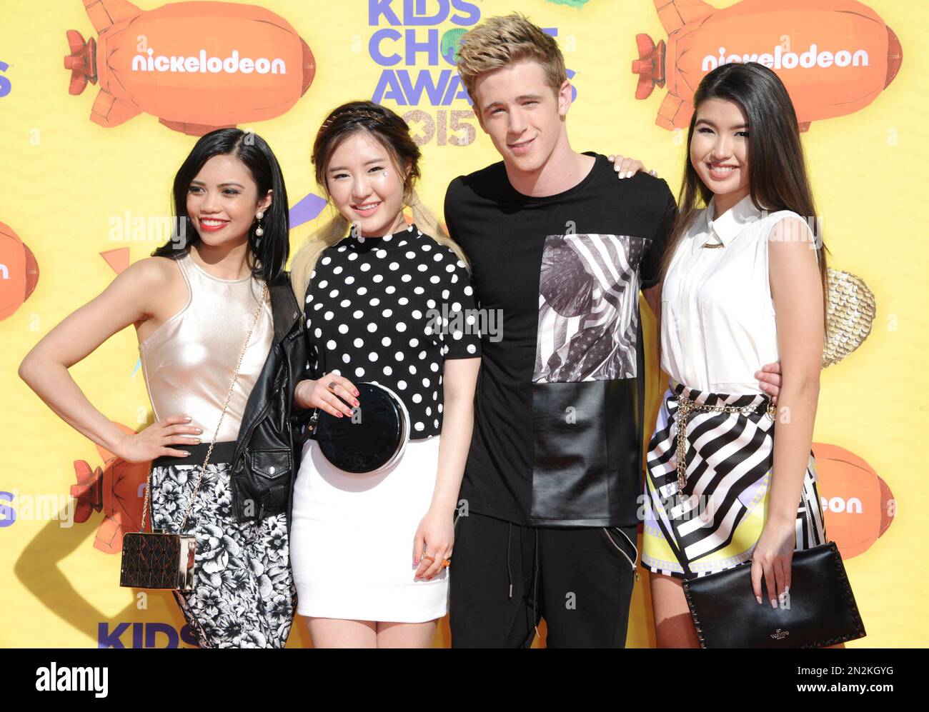 Louriza Tronco, and from left, Megan Lee, Dale Whibley, and Erika Tham ...