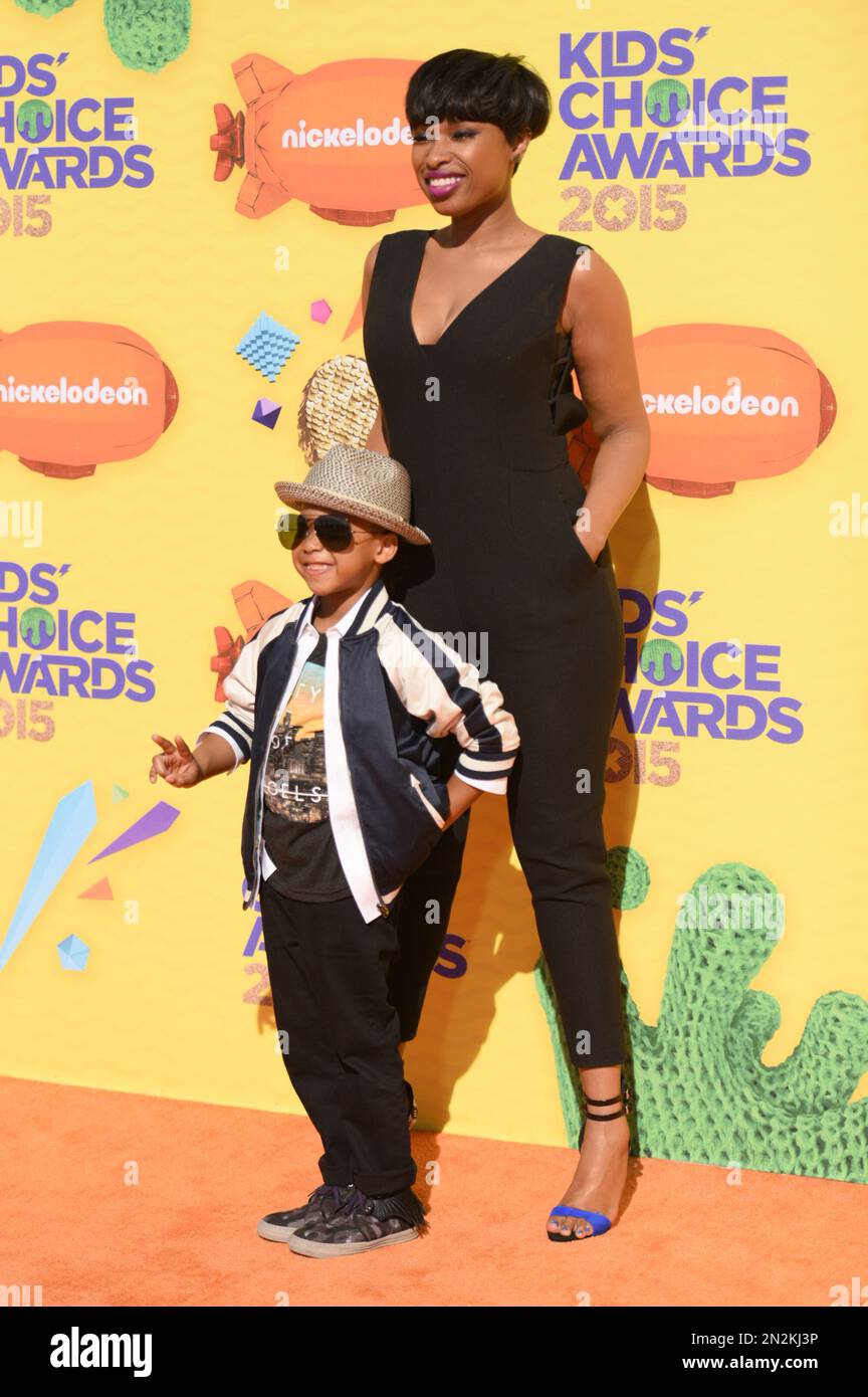 David Daniel Otunga Jr., left, and Jennifer Hudson arrives at ...