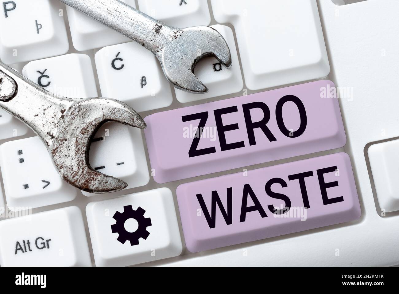 Writing displaying text Zero Waste. Concept meaning industrial responsibility includes ...