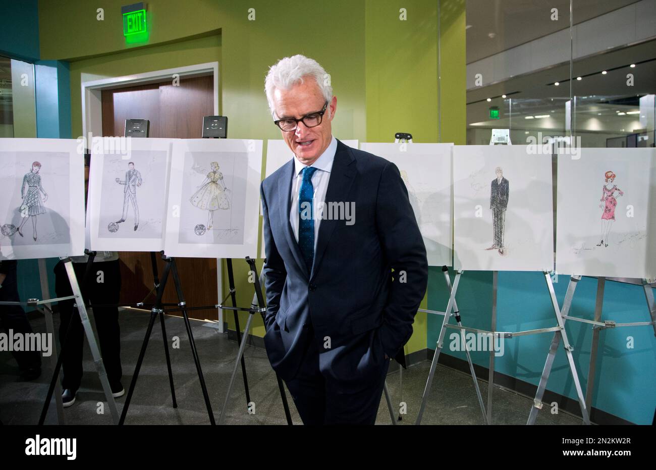 Cast of TV Series “Mad Men,” John Slattery who played Roger Sterling ...