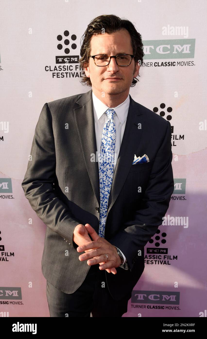 TCM host Ben Mankiewicz poses before a 50th anniversary screening of ...