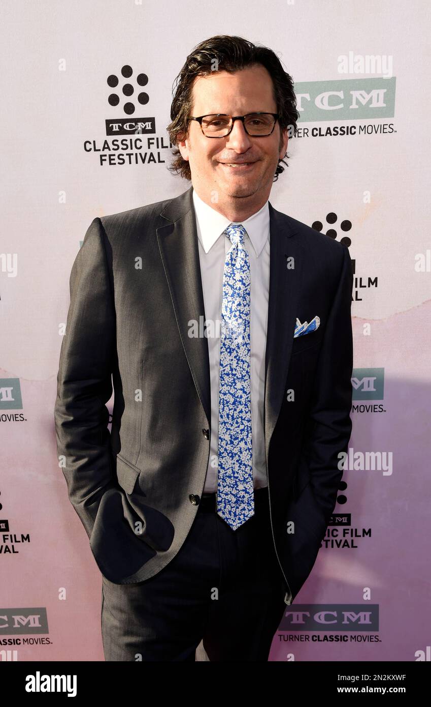 TCM host Ben Mankiewicz poses before a 50th anniversary screening of ...