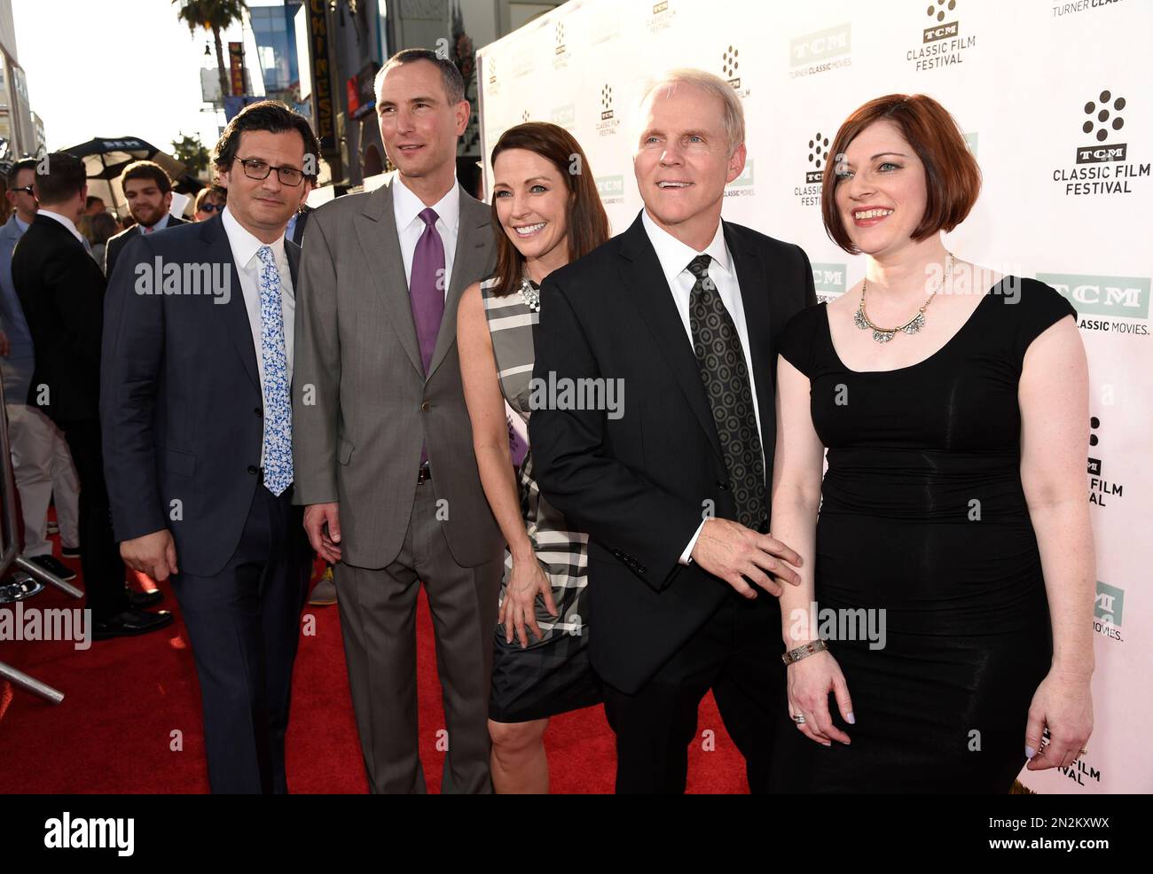 Left to right, TCM host Ben Mankiewicz, SVP of Programming Charlie ...