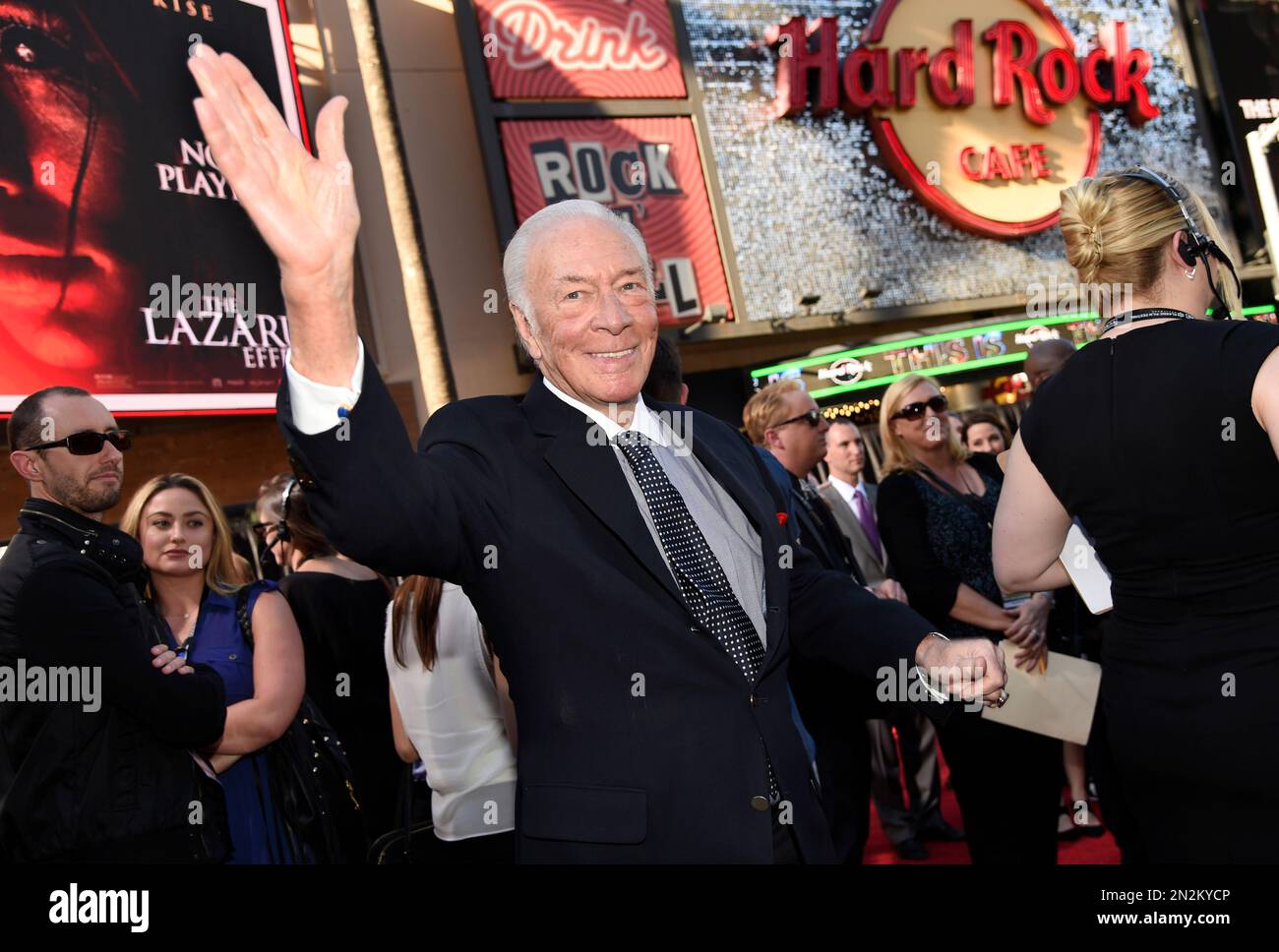 Christopher Plummer, a cast member in the classic film "The Sound of ...