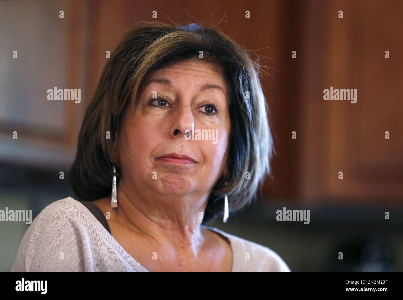 In this Dec. 15, 2014 photo, Mary Belmonte speaks during an interview ...