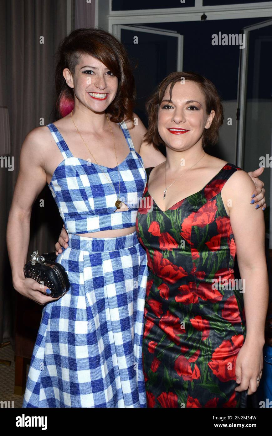 Daisy Eagan and Jordan Kai Burnett attend the "Broadway To Hollywood" Cocktail Event - Inside ...