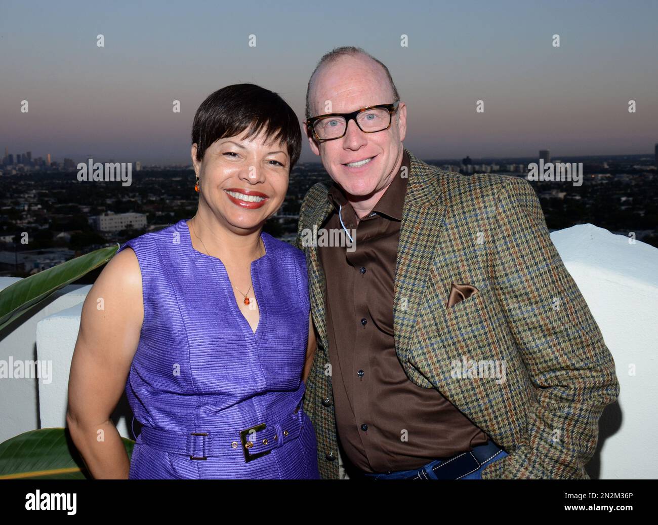 Leilani Jones Wilmore and Kevin Goetz attend the "Broadway To Hollywood ...