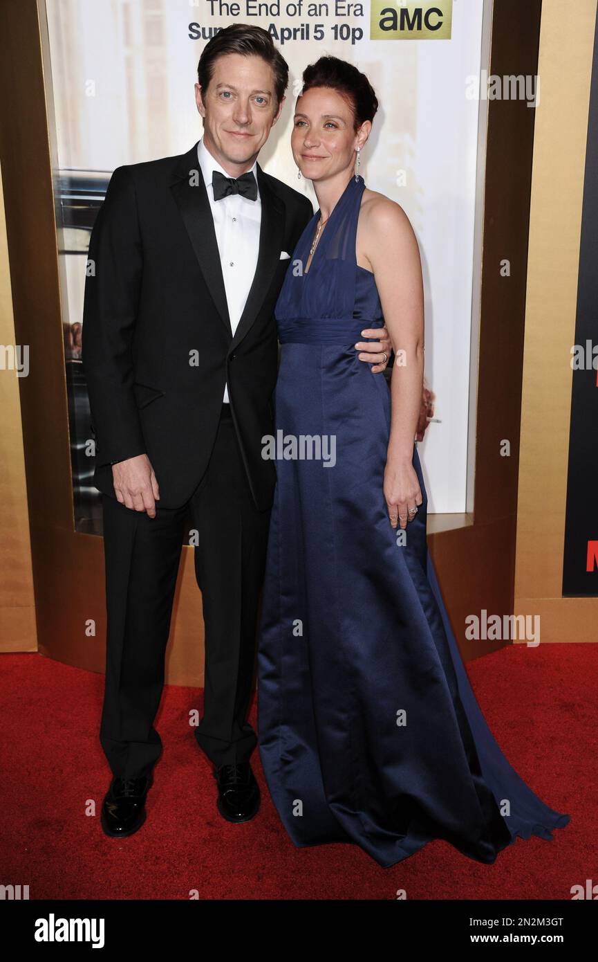Kevin Rahm, left, and Amy Lonkar Rahm arrive at The Black And Red Ball ...