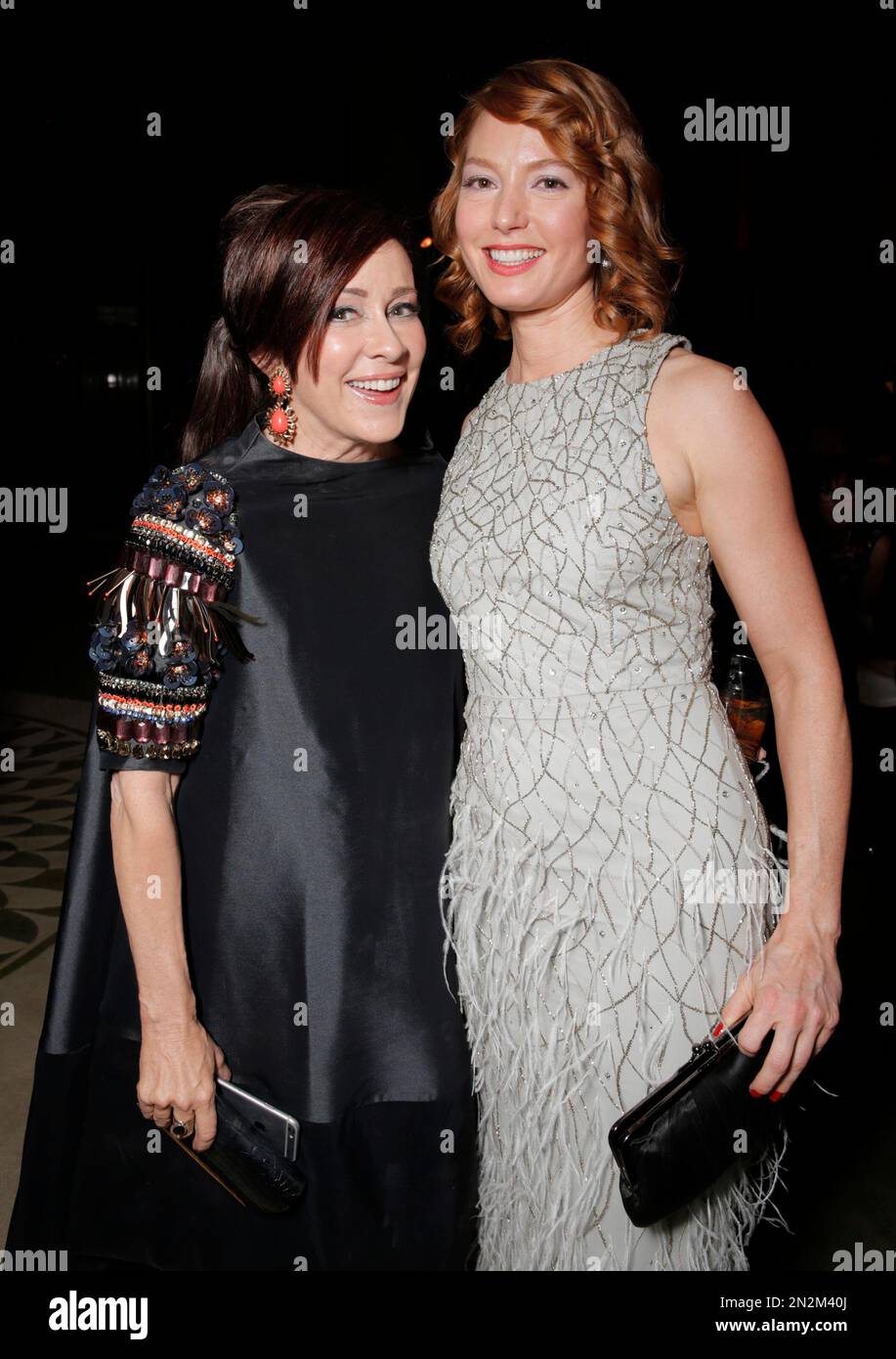 EXCLUSIVE - Patricia Heaton, left, and Alicia Witt attend AMC's Black ...