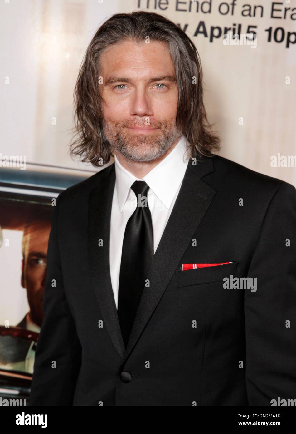 Anson Mount arrives at AMC's Black & Red Ball to celebrate the final ...