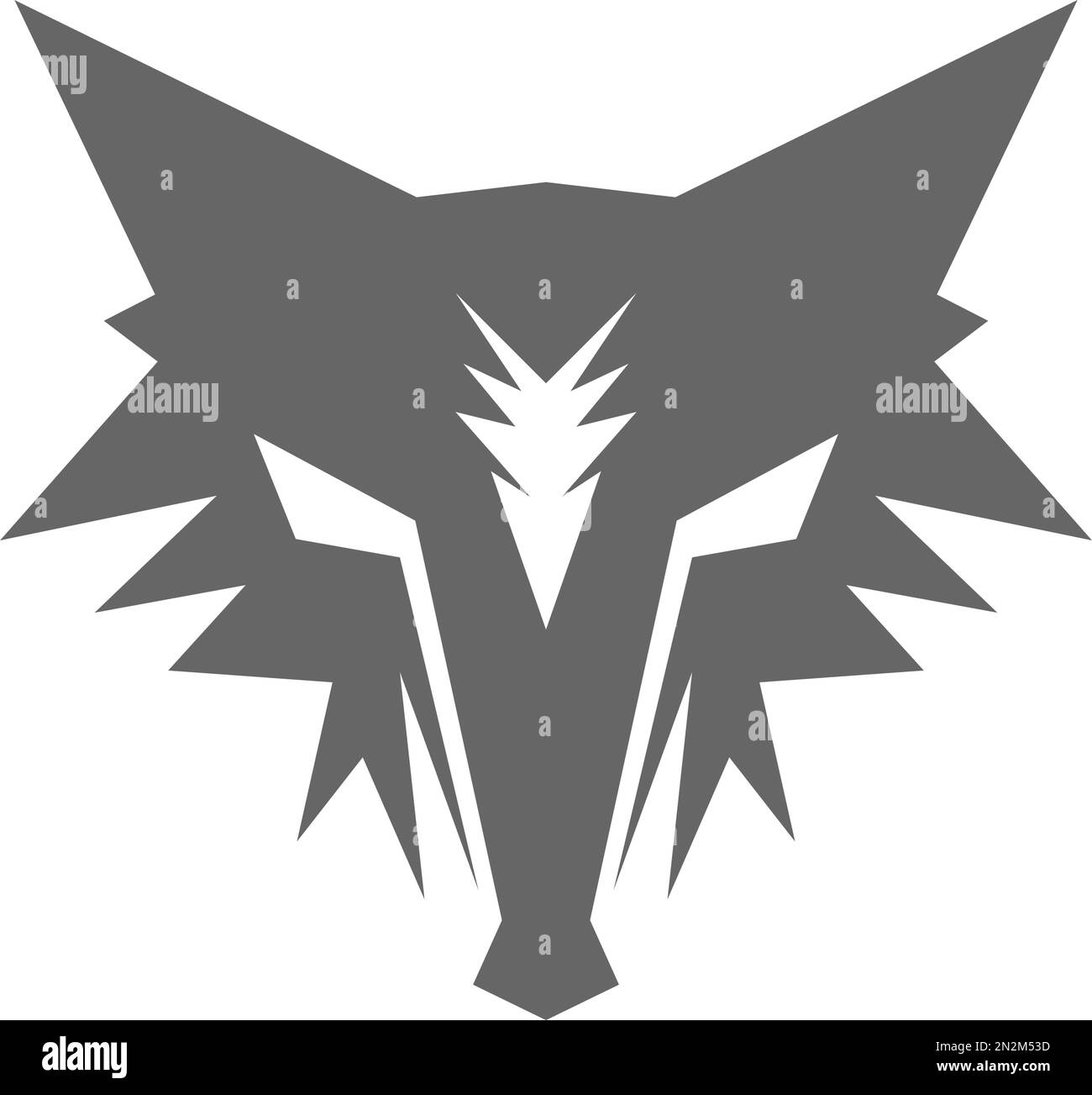 Wolf logo icon design illustration Stock Vector Image & Art - Alamy
