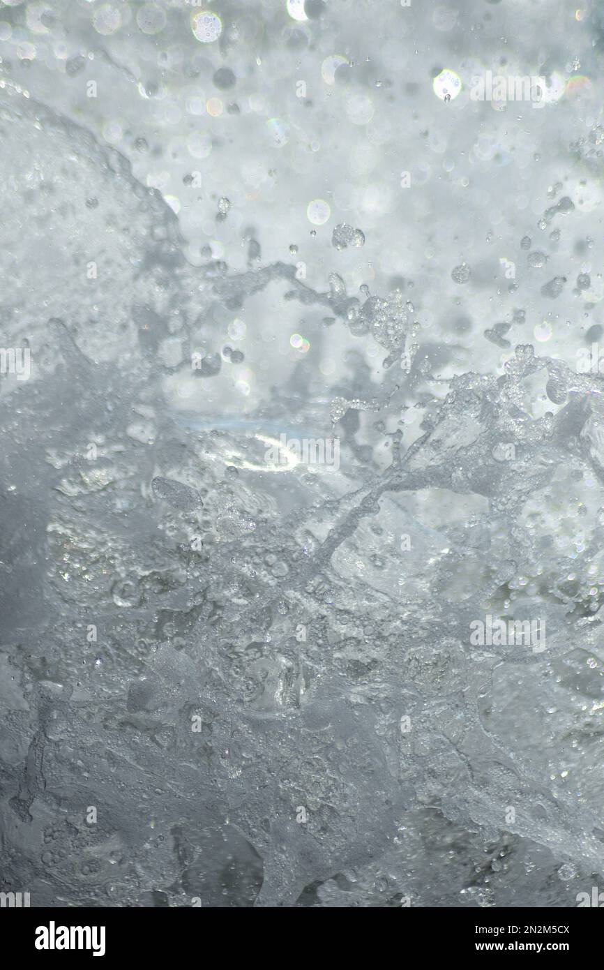 White splashes of a sea wave at break Stock Photo - Alamy