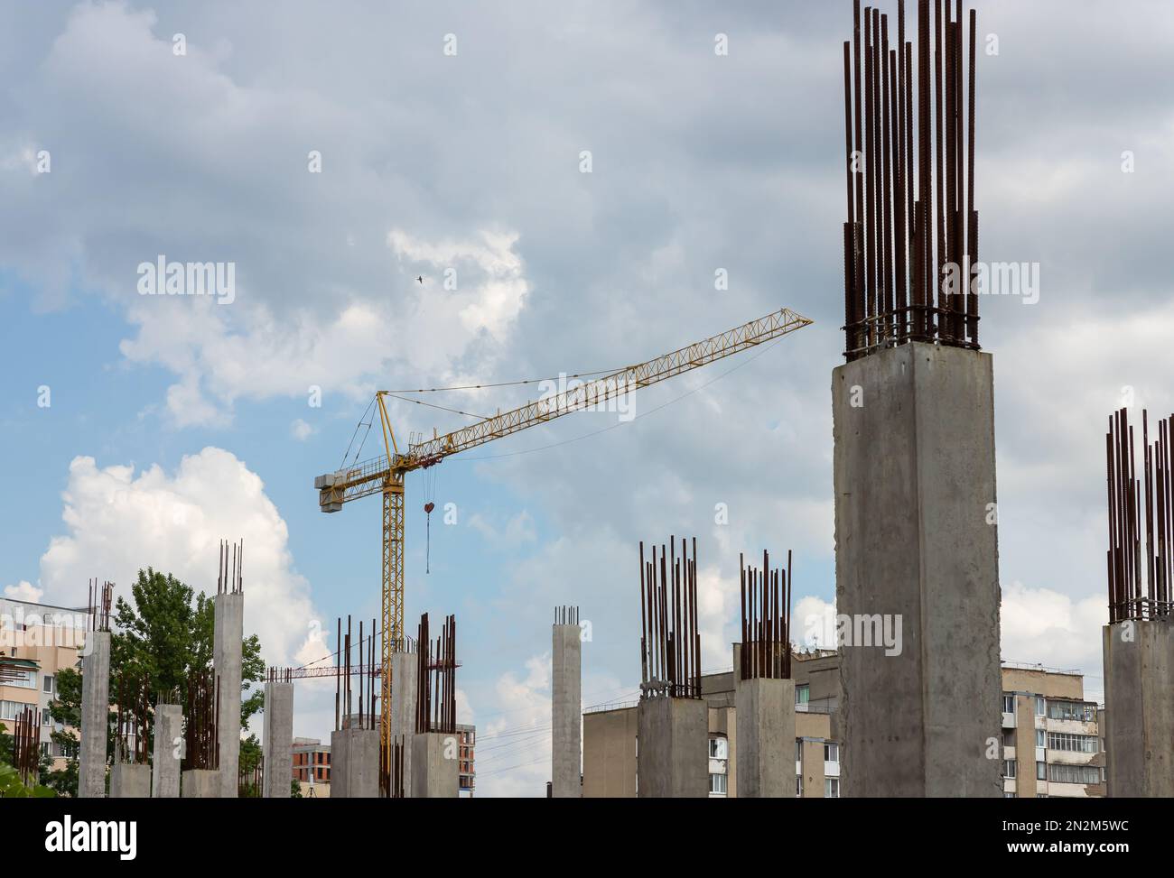 construction of reinforced concrete structures Stock Photo - Alamy