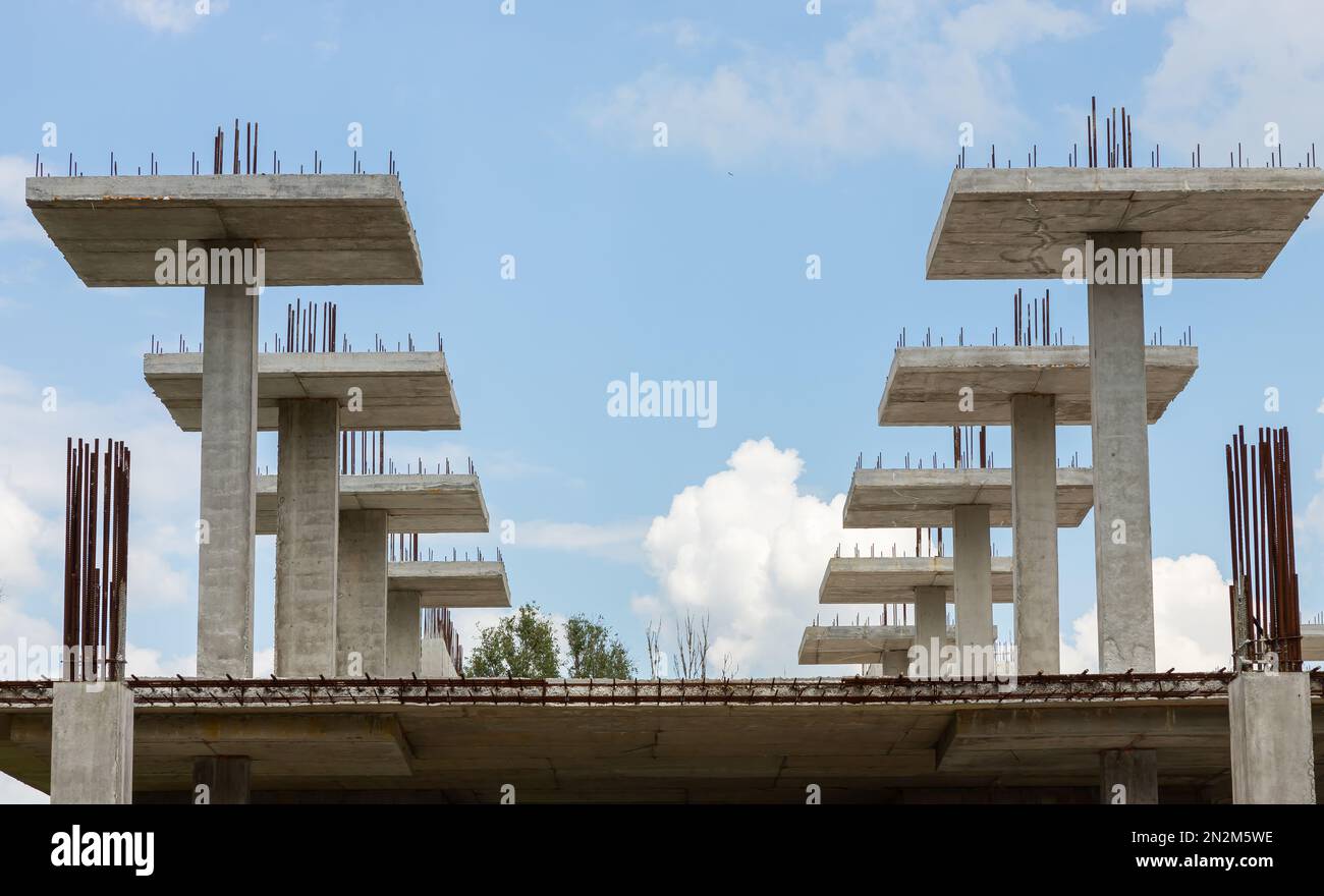 construction of reinforced concrete structures Stock Photo - Alamy