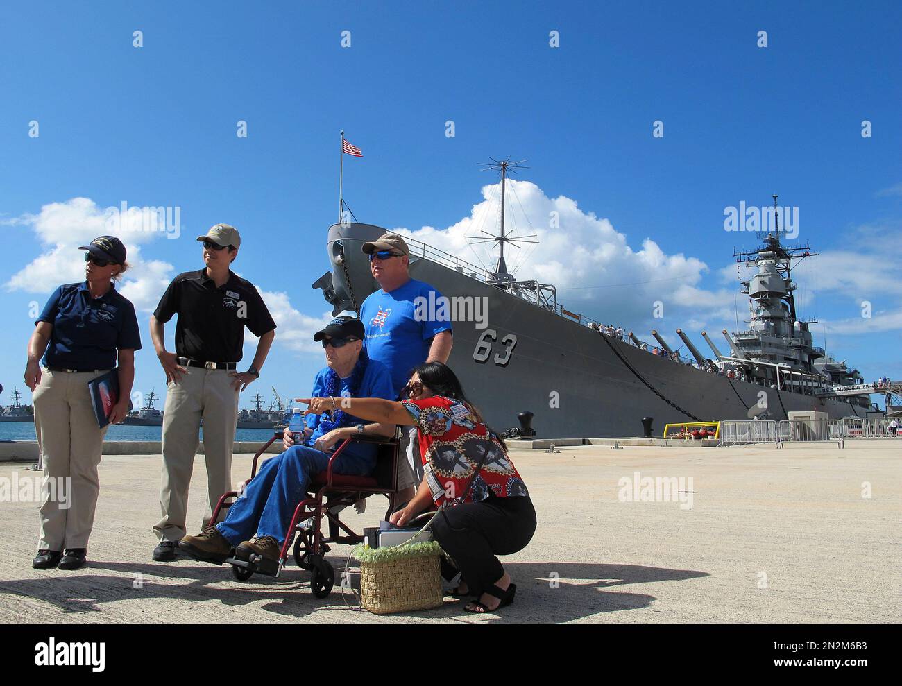 Joseph Hooker, a terminally ill Vietnam veteran, sits in a wheelchair ...