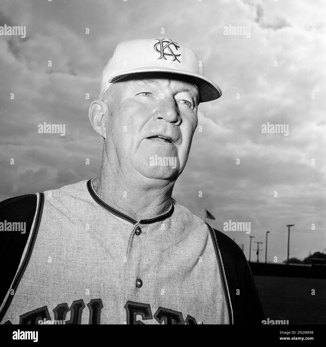 Gabby Hartnett is pictured at the Kansas City Athletics' spring ...