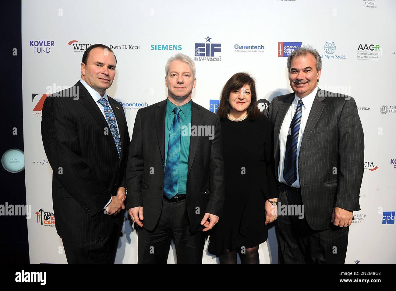From left, Rick Buck, Dr. Pat Morin, Dr. Margaret Foti, and Michael ...