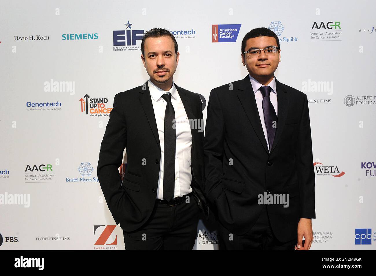 Dr. Raul Rabadan, left and Will Rurup attend CANCER: THE EMPEROR OF ALL ...