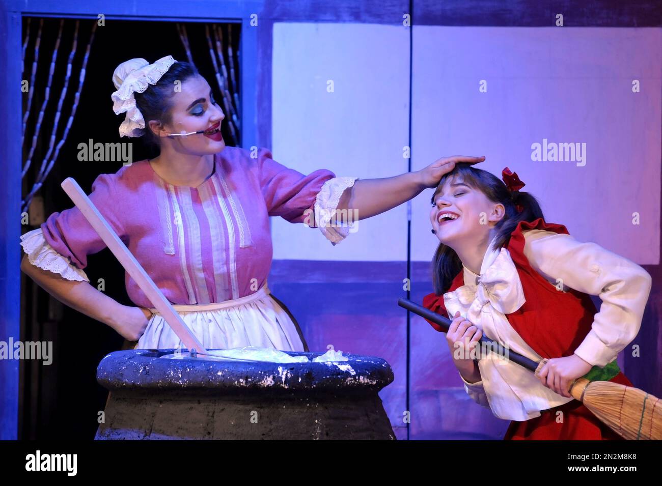 Non Exclusive: VINNYTSIA, UKRAINE - FEBRUARY 06, 2023 - Actors perform ...