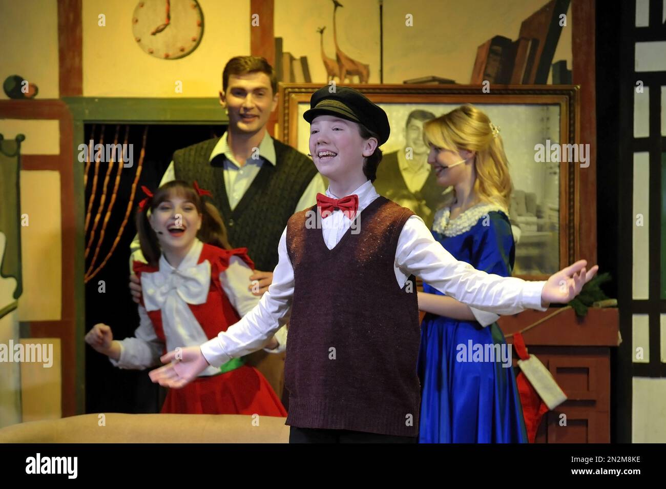 Non Exclusive: VINNYTSIA, UKRAINE - FEBRUARY 06, 2023 - Actors perform ...