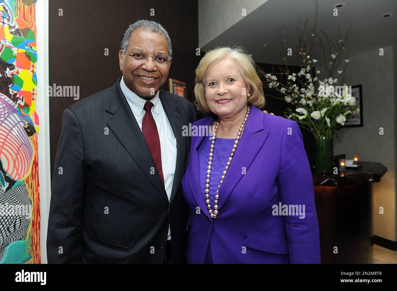 Dr. Otis Brawley and Sharon Percy Rockefeller attend CANCER: THE ...