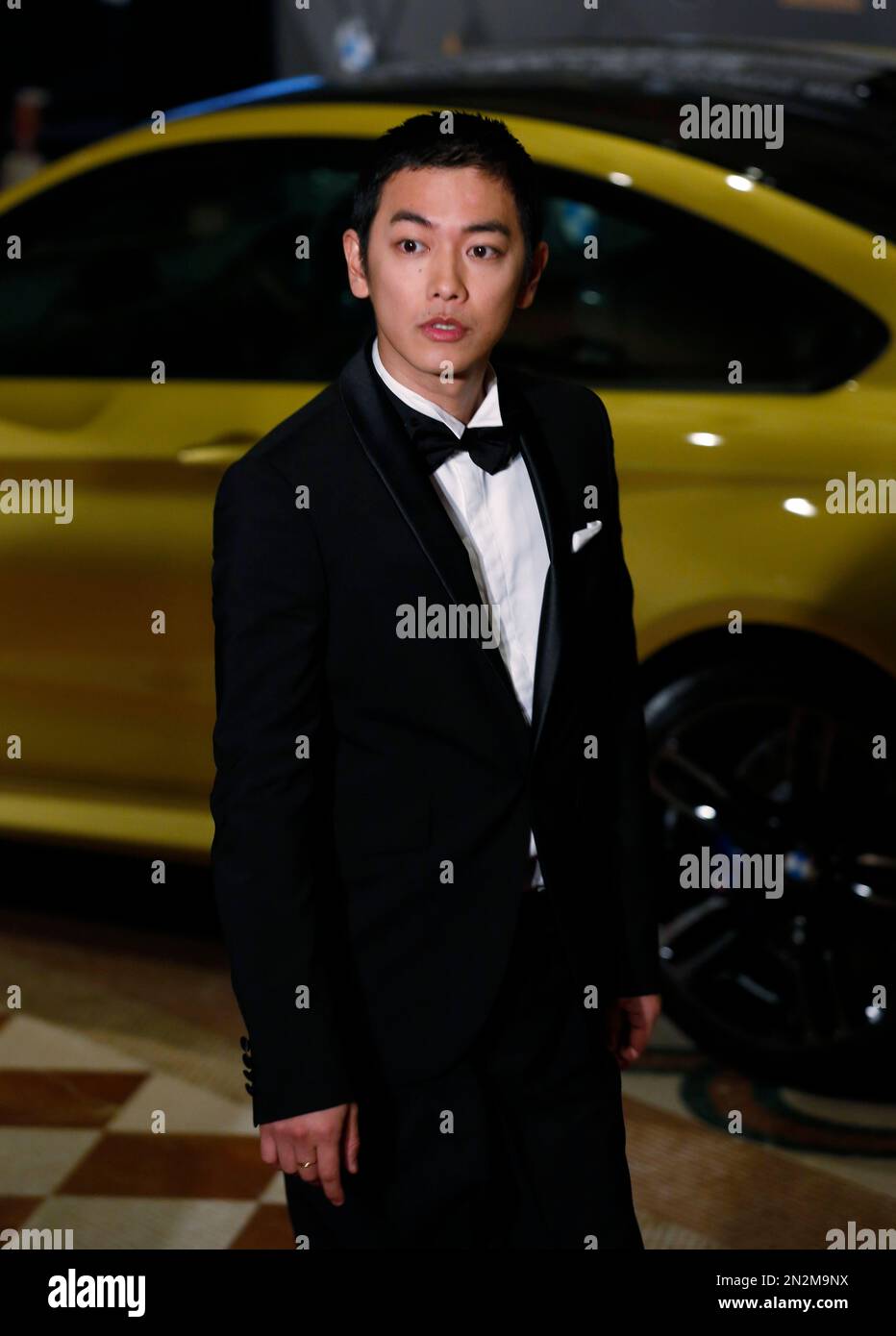 Japan actor Takeru Satoh poses on the red carpet of the Asian Film ...