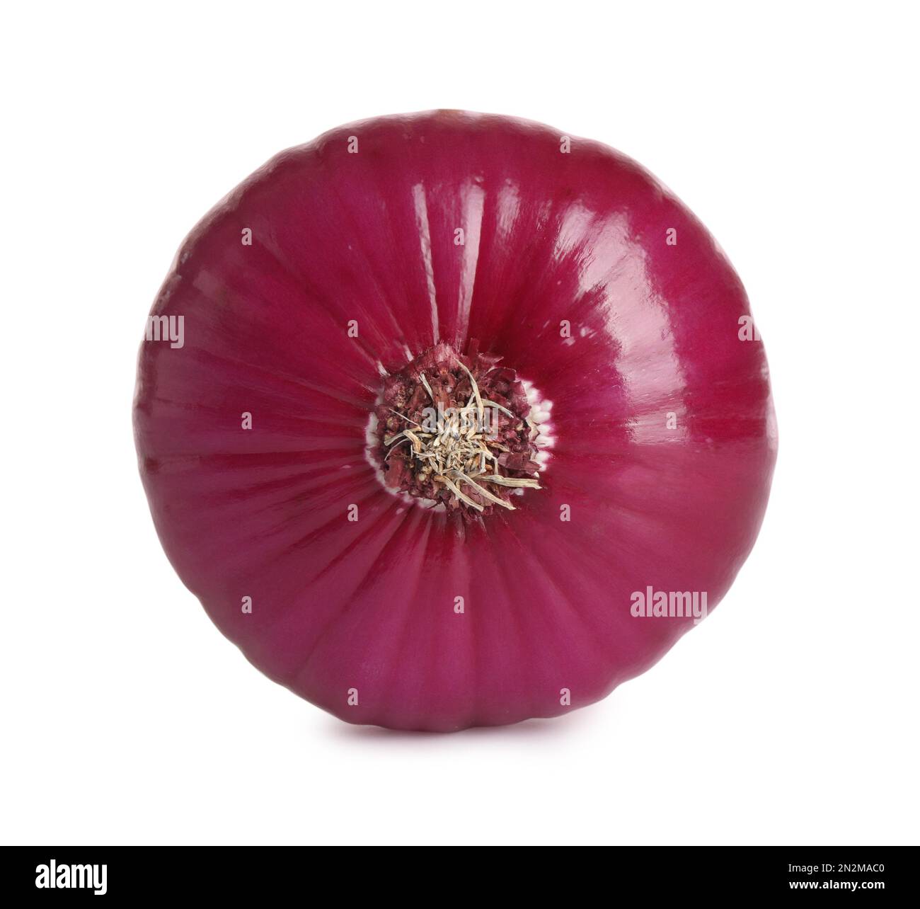 Fresh red onion bulb isolated on white Stock Photo - Alamy
