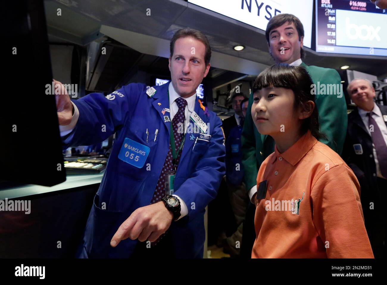 Defending Masters Champion Bubba Watson, rear, and 10-Year-Old Drive ...