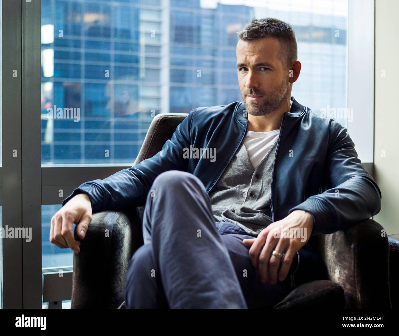 FILE - In this Feb. 26, 2015 file photo, Canadian actor Ryan Reynolds ...