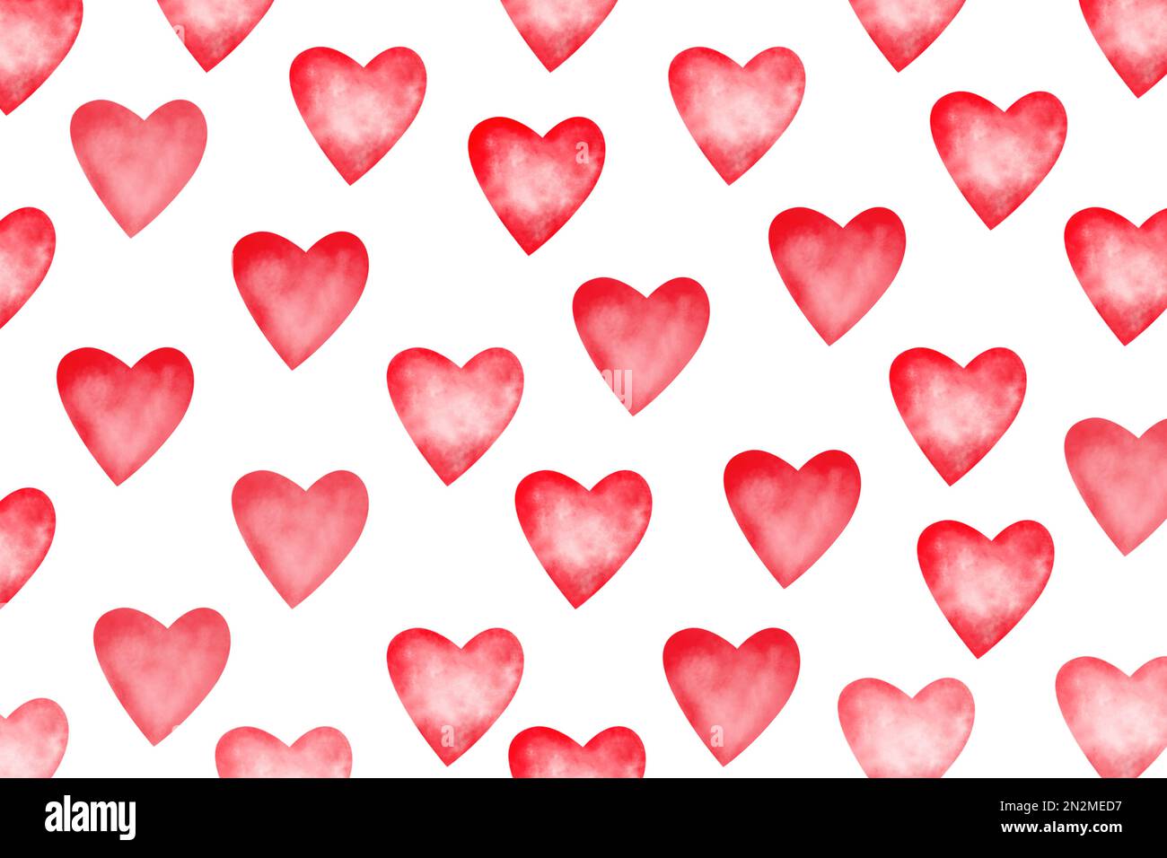 Beautiful red hearts on white background. Valentine's day Stock Photo ...
