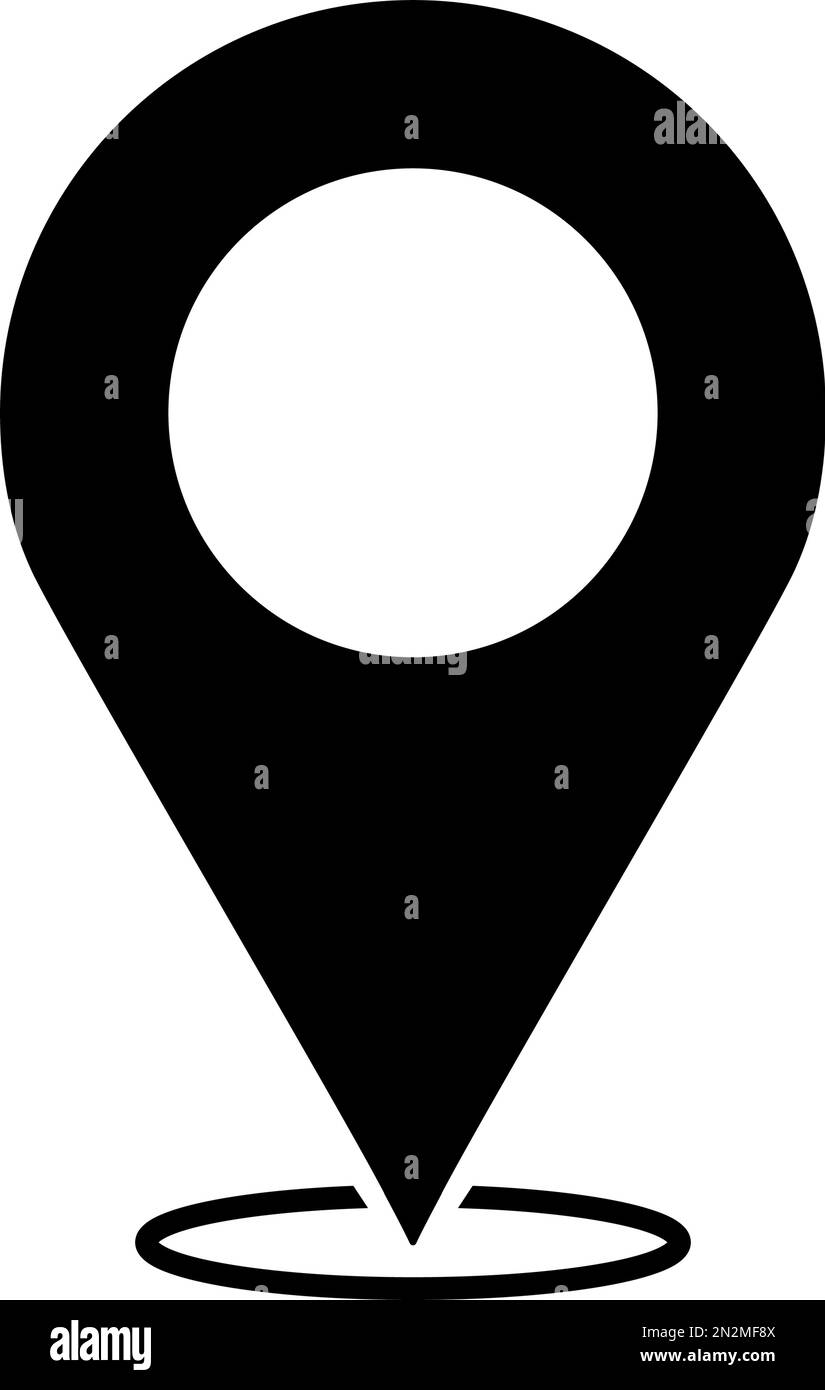 Location pin icon. Map pin place marker. Vector illustration Stock Vector Image & Art - Alamy