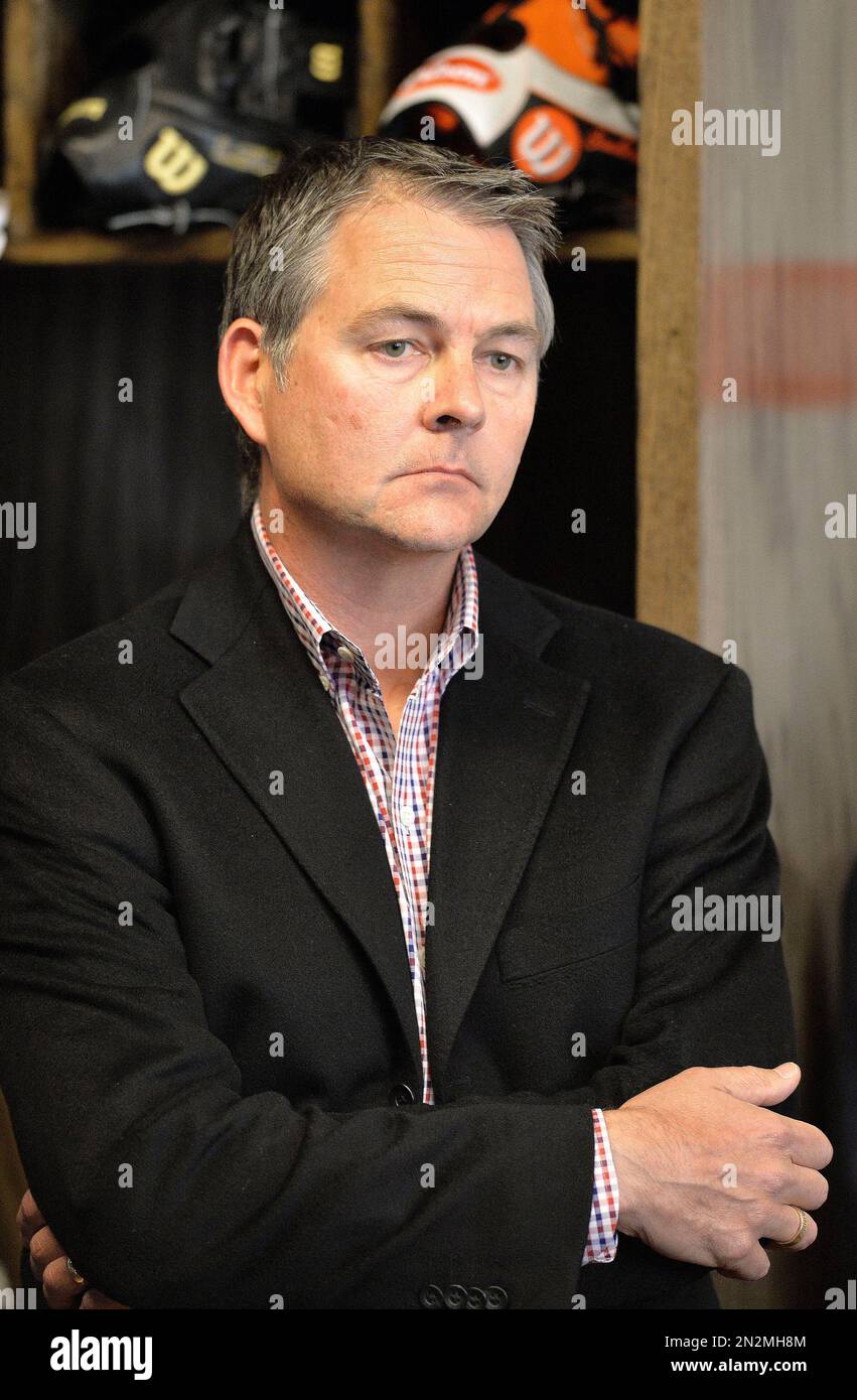 Wilson Sporting Goods President Mike Dowse listens as Hillerich and ...