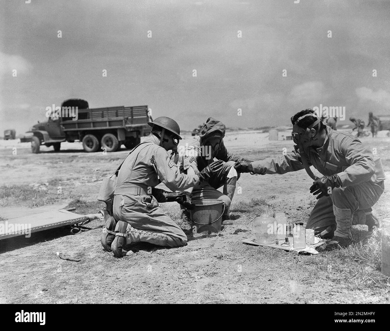 First aid plays a major role in the training given men at the Army's ...