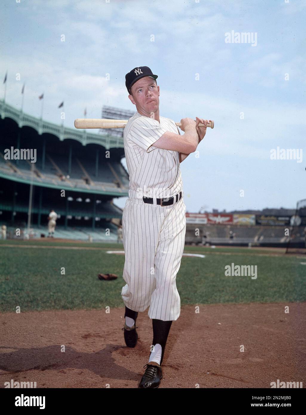 New York Yankees infielder Gil McDougald is pictured, March 1958. (AP ...