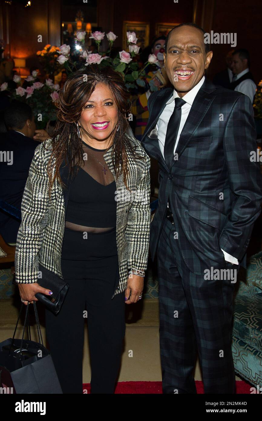 Valerie Simpson and Freddie Jackson attend Aretha Franklin's annual ...