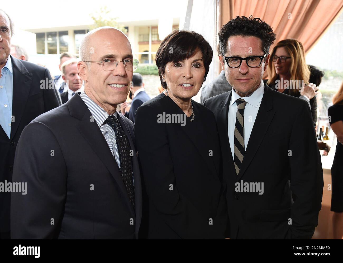 Jeffrey Katzenberg, from left, Marilyn Katzenberg and J.J. Abrams ...