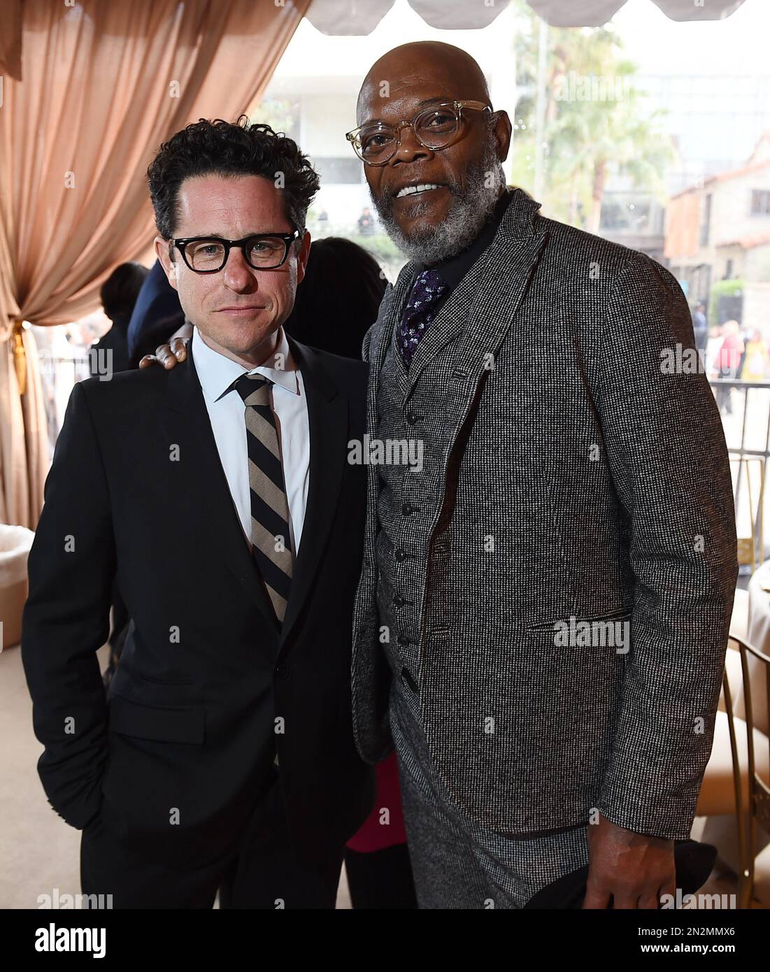 J.J. Abrams, left, and Samuel L. Jackson attend Backstage at the Geffen ...